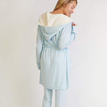 Hooded Jersey Robe & Pants Loungewear - Ultimate Comfort – Pure Fiber